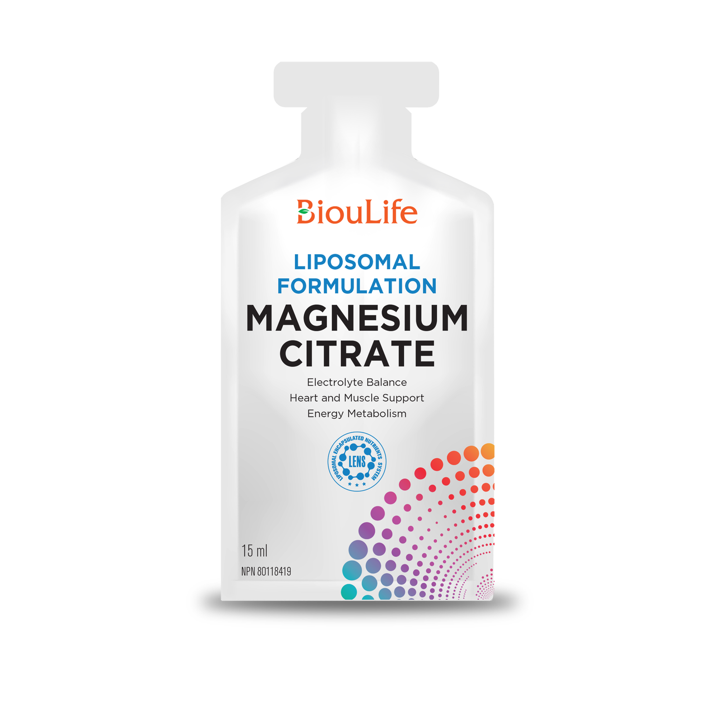 Magnesium Citrate 15ml x 30 Sachets – Bioulife