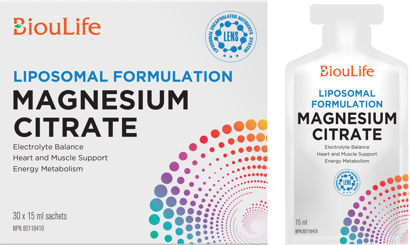 Magnesium Citrate 15ml x 30 Sachets – Bioulife