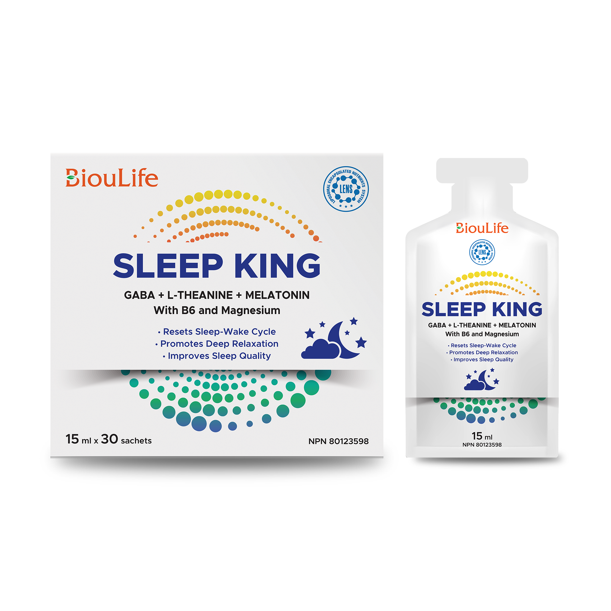 Sleep King (Gaba, L-Theanine, Melatonin with B6 and Magnesium) 15ml x ...